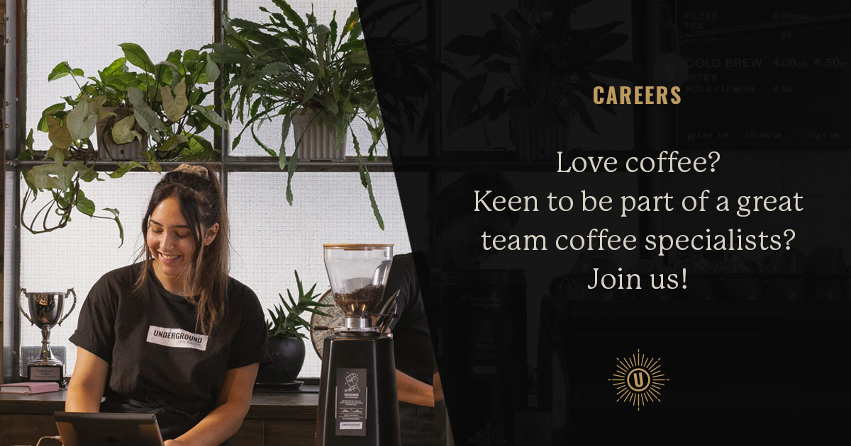 Careers at Underground Coffee Roasters